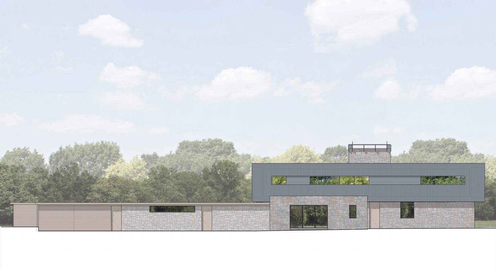 north elevation- | Joeb Moore & Partners Architects